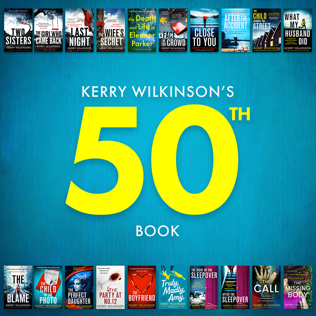 Kerry Wilkinson signs up his 50th novel to Bookouture